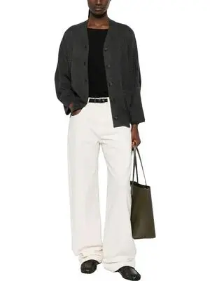 Brunello Cucinelli Button-up Cashmere Cardigan - Grey