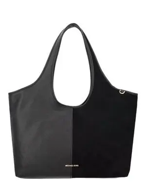 Michael Kors Large Leather Tote Bag - Black