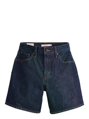 LEVI'S High Waisted Baggy Denim Shorts