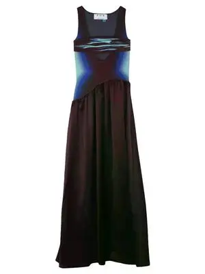 Ph5 Ombre Effect Cut-out Maxi Dress - Brown