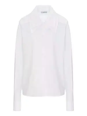 CUANNA Layered-collar Shirt - White