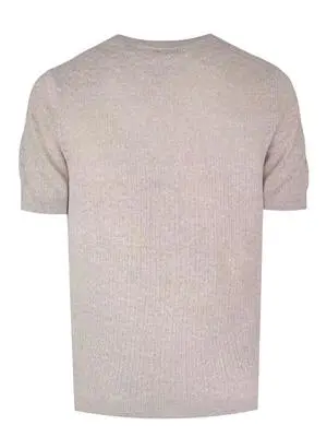 GRAN SASSO Basket-weave T-shirt - Neutrals