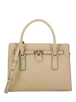 Michael Kors Hamilton Logo-padlock Tote Bag - Neutrals