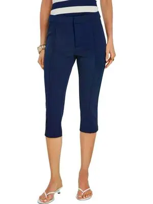 SEROYA Samra Cropped Trousers - Blue