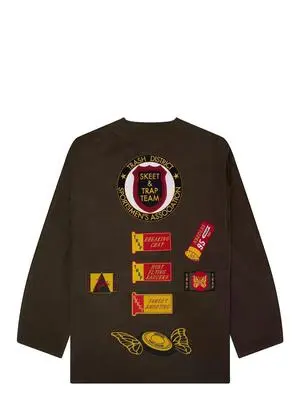 Needles Waxed-cloth Shooting Patch-detail Jacket - Brown
