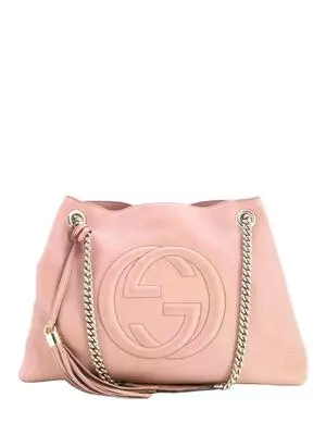 Gucci Gucci Soho Chain Strap Leather Medium Shoulder Bag Pink