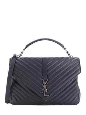 SAINT LAURENT Saint Laurent Matelassé Chevron Leather Shoulder Bag