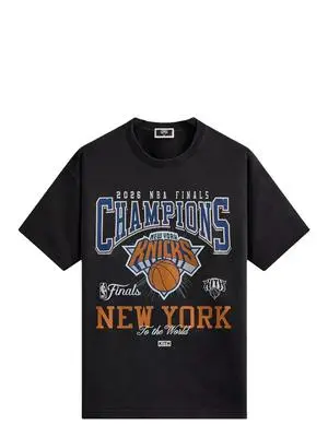 Kith X New York Knicks 2026 Champions Graphic-print T-shirt - Black