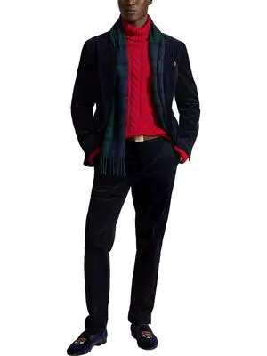 Polo Ralph Lauren Corduroy Single-breasted Blazer - Blue