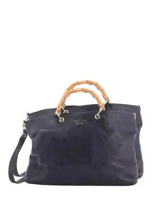 Gucci Bamboo Shopper Large Tote Bag - Black