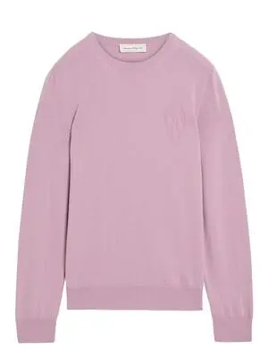 Alexander McQueen Intarsia Cashmere Sweater - Lilac