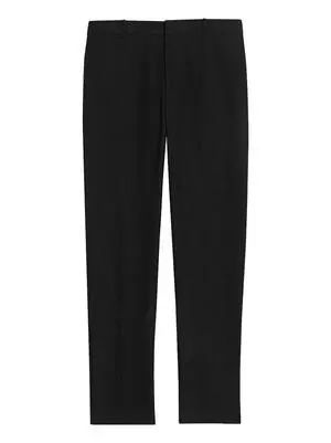 Alexander McQueen Tapered Cotton Pants - Black