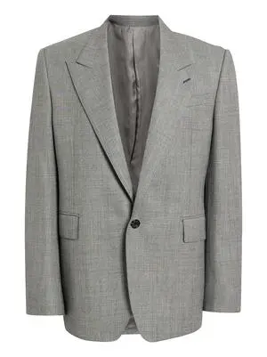 Alexander McQueen Wool Blazer - Gray