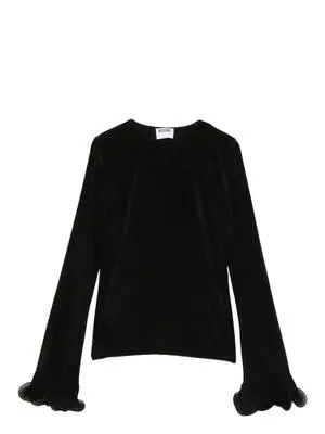 MOSCHINO Moschino Long-Sleeve Top With Ruffled Cuffs