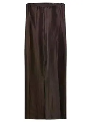 Loulou De Saison Giulia Pinstriped Sleeveless Maxi Dress - Brown