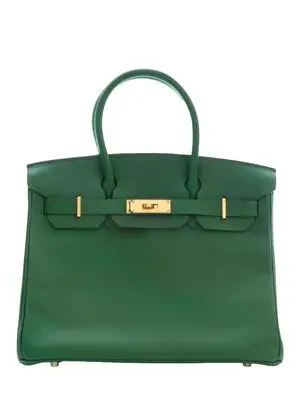 Hermès 2002 Courchevel Birkin Retourne 30 Handbag - Green