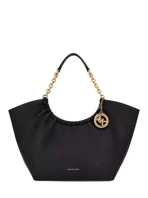 Michael Kors Large Indie Logo-charm Tote Bag - Black