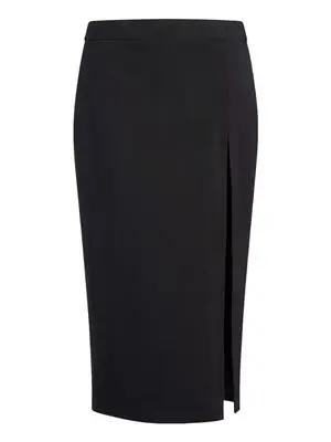 DONDUP Front-slit Pencil Midi Skirt - Black