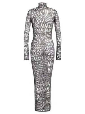 DONDUP DONDUP Long-Sleeve Maxi Dress Silver