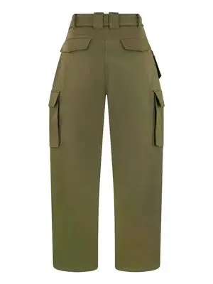 Alberta Ferretti High-waisted Cargo Pants - Green