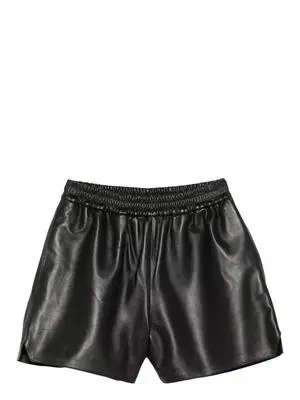 ARMA Fyona Leather Shorts - Black