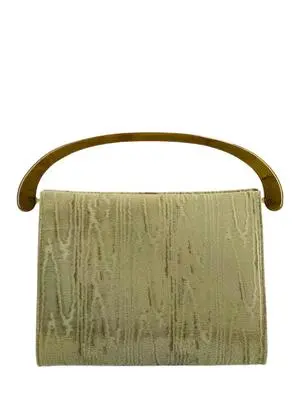 Dries Van Noten Medium Velvet Bag - Green