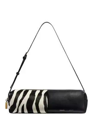 Khaite Kye Shoulder Bag In Amethyst Multi - Black