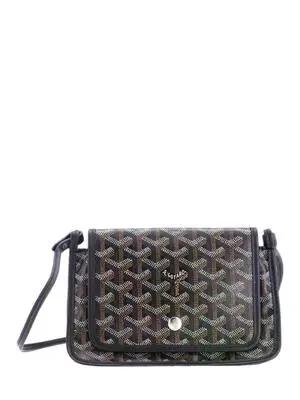 Goyard Plumet Clutch Wallet Coated Canvas Crossbody Bag - Black