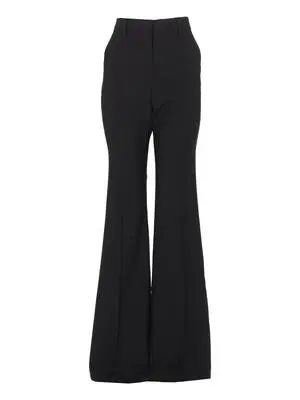 Sportmax Hangar Flared Trousers - Black