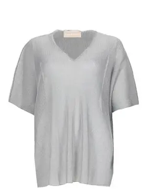 CIRCUS HOTEL Maglia Con Scollo A V - Silver