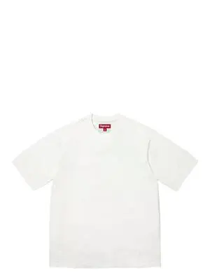 Supreme Rhinestone Script Short-sleeve T-shirt - White