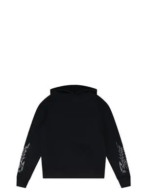 Rhude Graphic Print Hoodie - Black