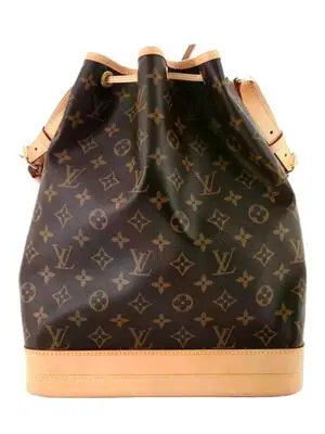 LOUIS VUITTON Noe Monogram Canvas Bucket Bag - Brown