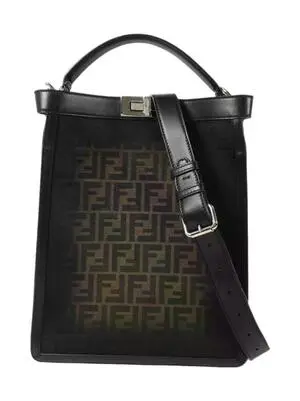 Fendi Peekaboo X-lite Tote Bag - Black