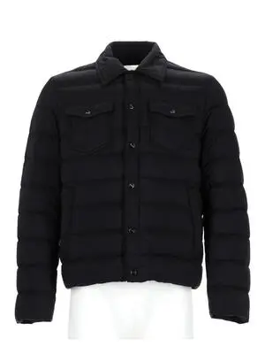 Herno Quilted Down Shirt Jacket - Black