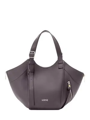 Loewe Hammock Leather Tote Bag - Brown