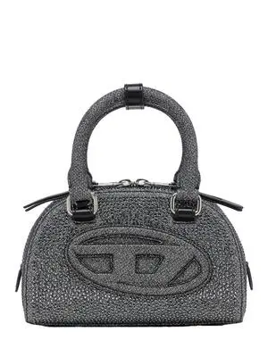 DIESEL® 1dr Dome Crossbody Bag - Grey