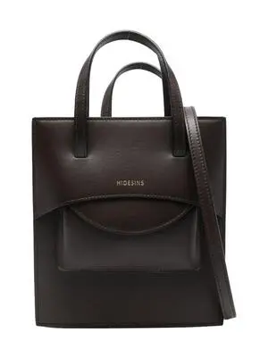 HIDESINS Pocket Medium Leather Handbag - Brown