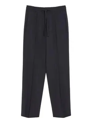 VALENTINO VALENTINO GARAVANI Mohair Wool Straight-Leg Pants