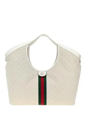 Gucci Gucci Giglio Tote Bag White