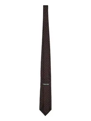 TOM FORD Classic Tie For Fall & Winter - Brown