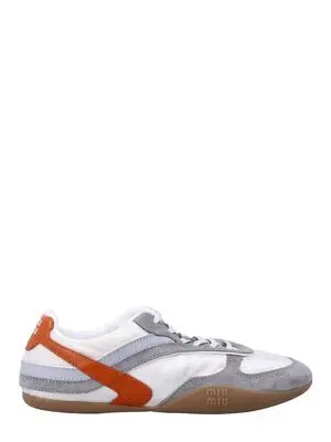MIU MIU MIU MIU Sport-Chic Technical Sneakers With Multicolored Stripe Bands