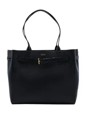 TOM FORD Audrey Medium Leather Tote - Black