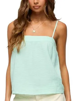 EDIKTED Sapphire Textured Tank Top - Mint