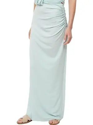 THE BURGESS COLLECTION The Viv Ruched Maxi Skirt