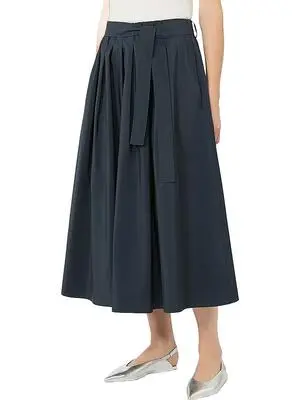 Max Mara Wkdalpaca Midi Skirt - Navy