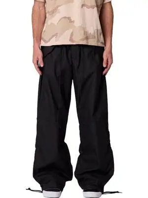 Mnml Baggy Military Pants - Black