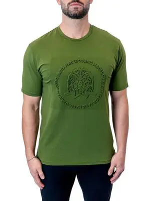 MACEOO Stamped Logo Stretch Cotton T-shirt At Nordstrom