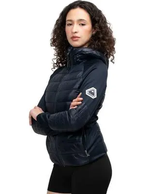 JACK1T Calypso Hybrid Hooded Jacket - Navy