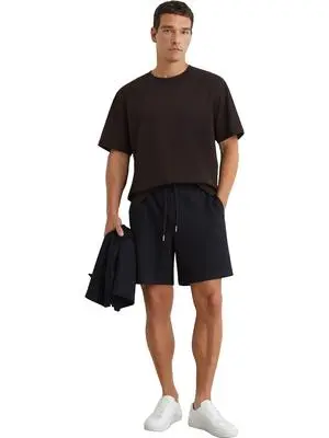 REISS Reiss Elijah Textured Drawstring Shorts